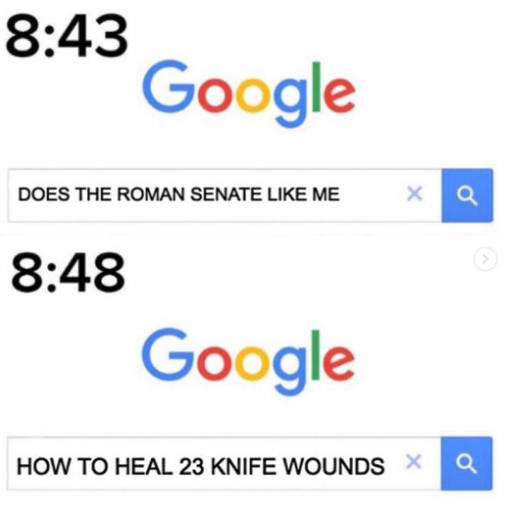 Julius Caesar be like: | Scrolller