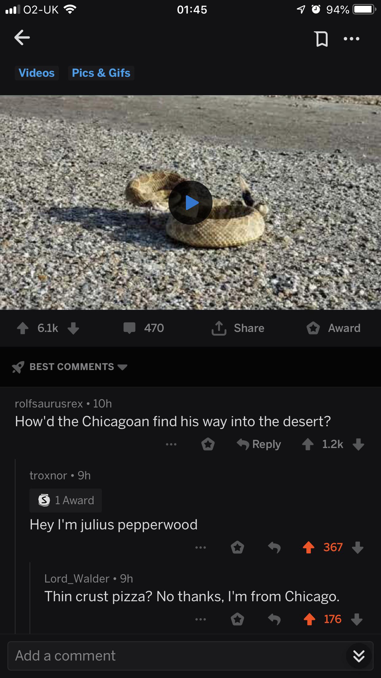 Julius Pepperwood popping up in /r/videos! | Scrolller