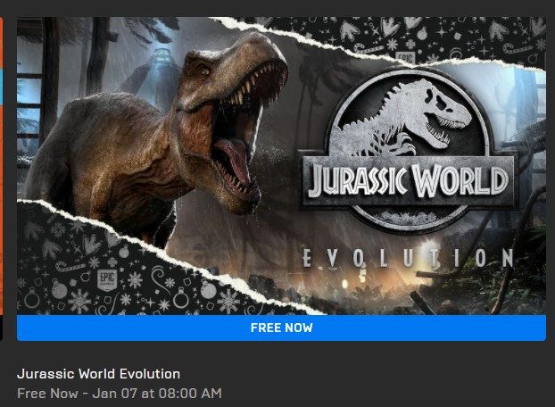 Jurassic World Evolution is free on Epic Games Store | Scrolller