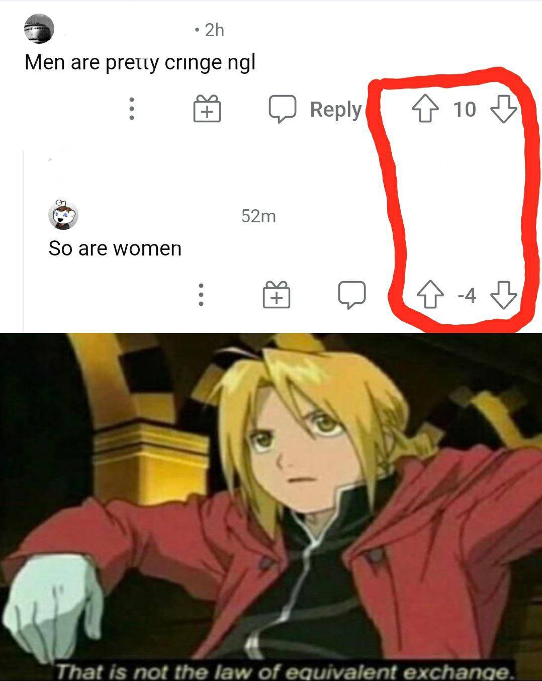 Just a classic case of equality | Scrolller