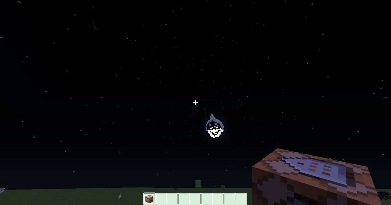 Just a normal Minecraft moon, nothing to see here, move on. | Scrolller