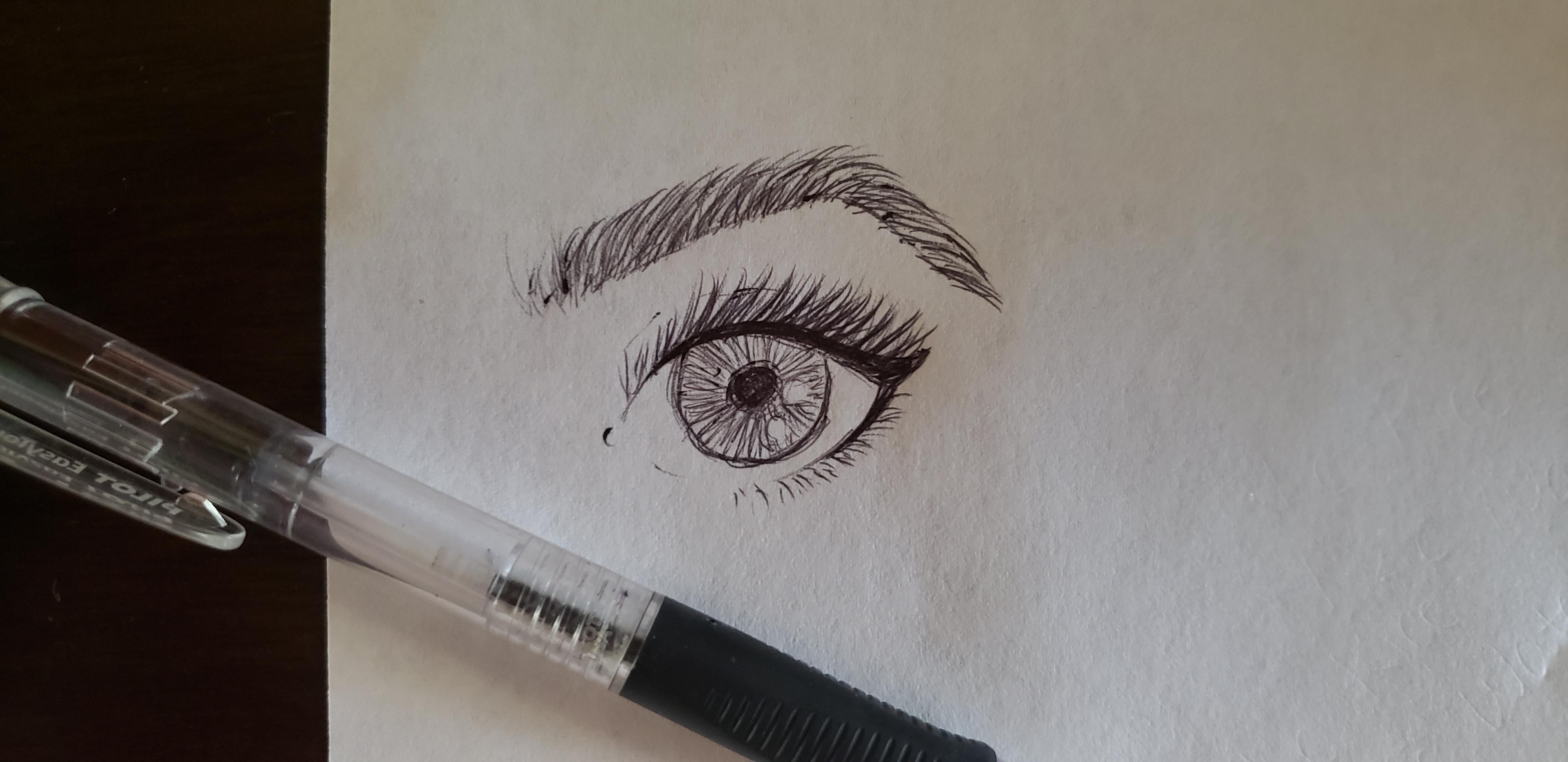 Just a quick drawing of an eye | Scrolller