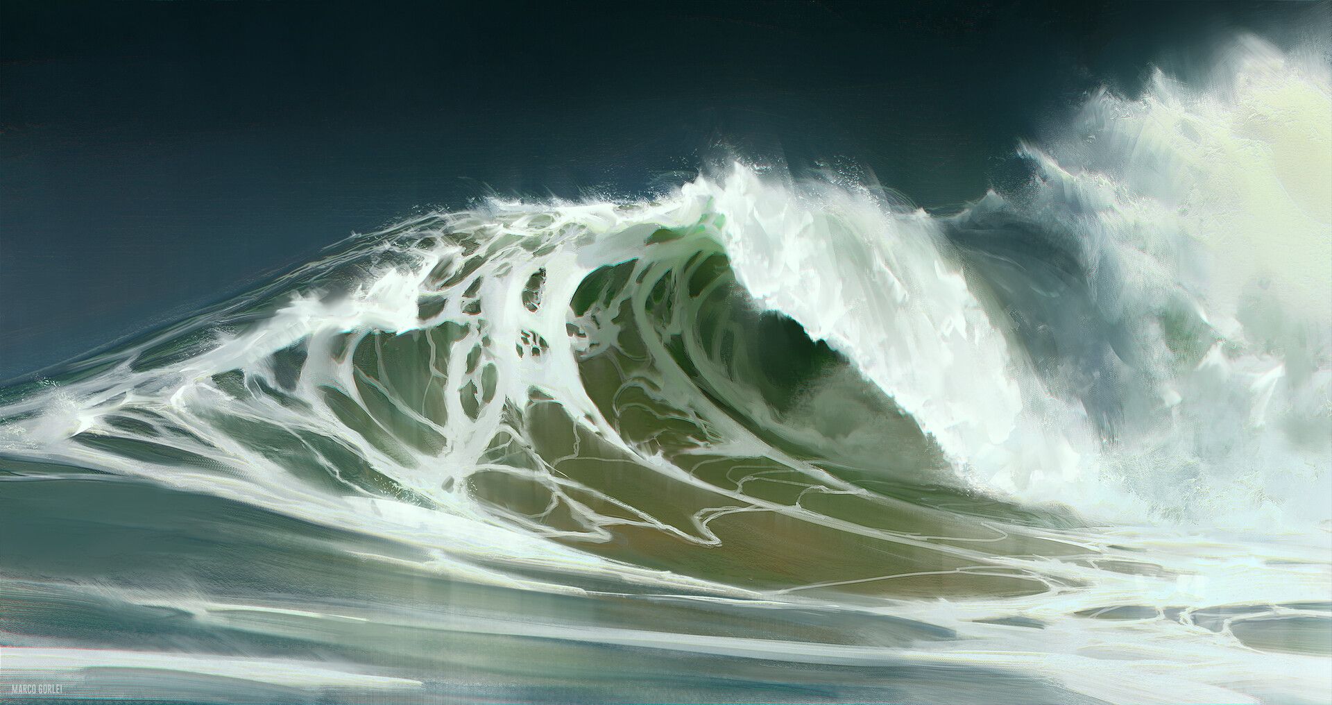 Just another wave study by Marco Gorlei | Scrolller