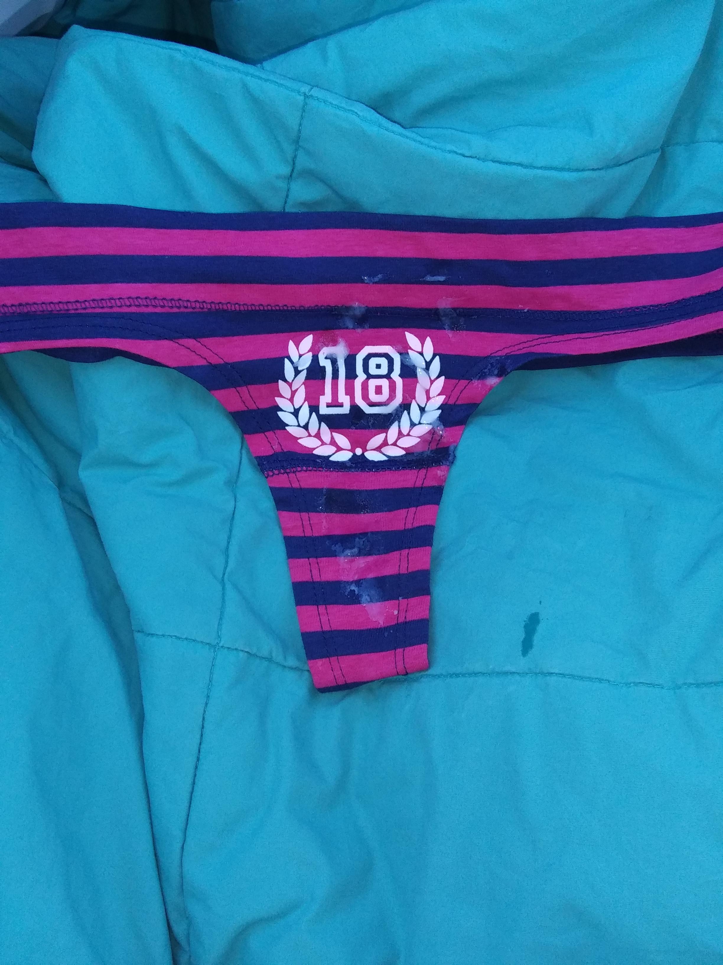 Just blew into 18 y.o. sister's cute "18" panty | Scrolller