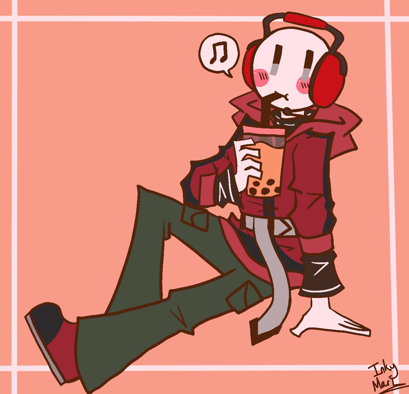 Just Charles drinking boba tea | Scrolller