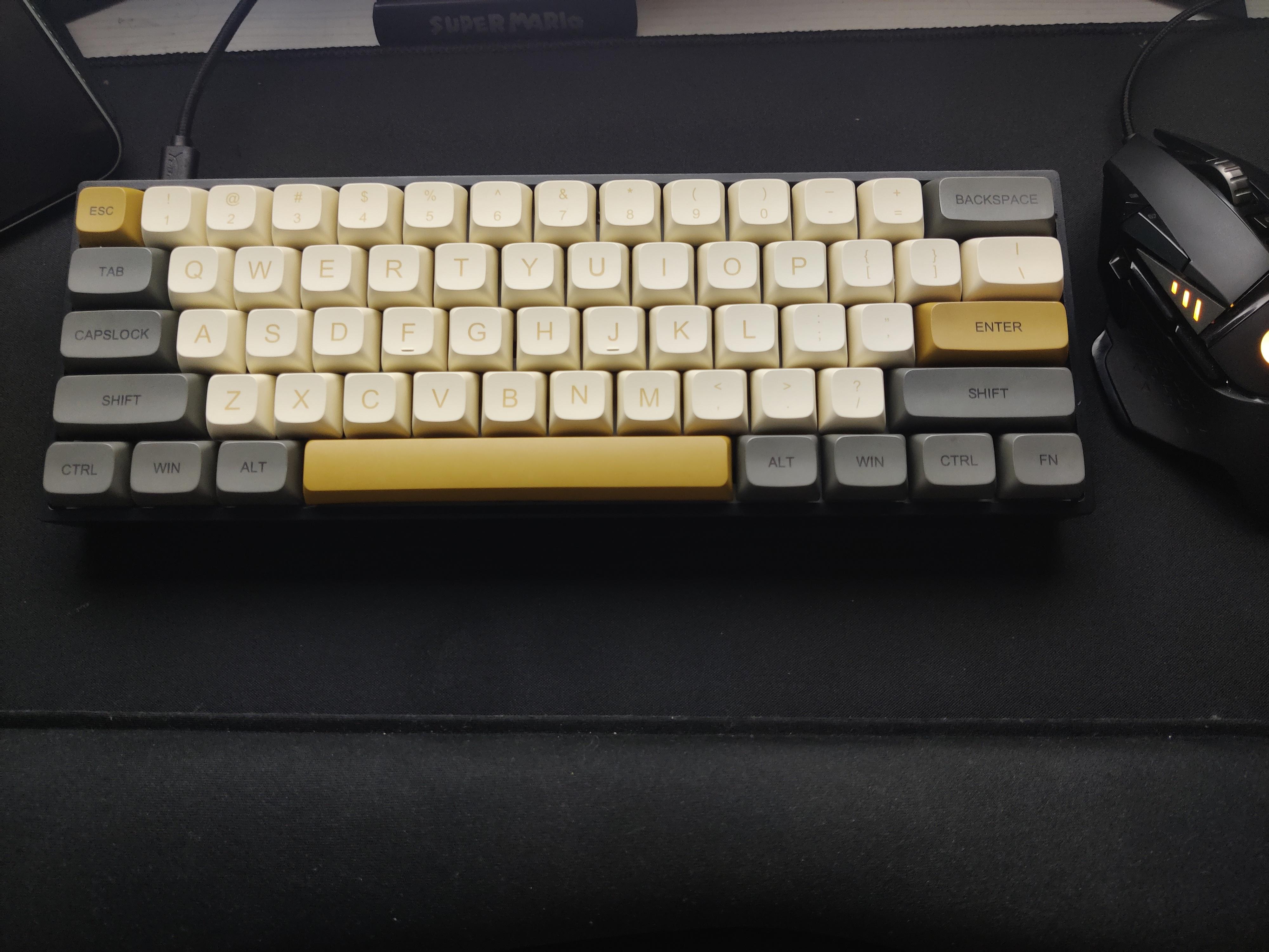 Just finished my first mech kb setup ;) took so long for everything to reach but worth it ...