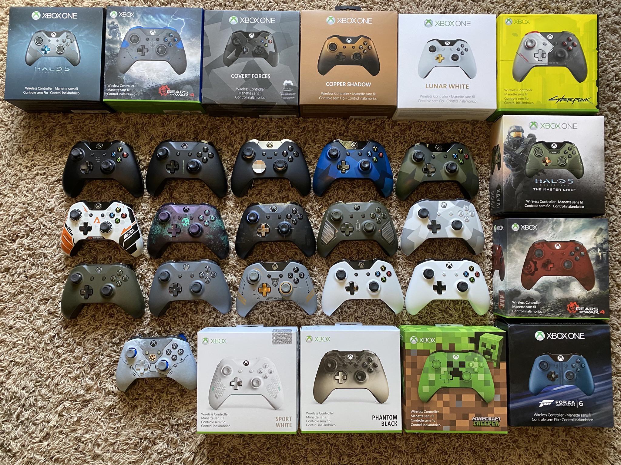 Just got in the new CyberPunk controller, adding it to the collection. | Scrolller