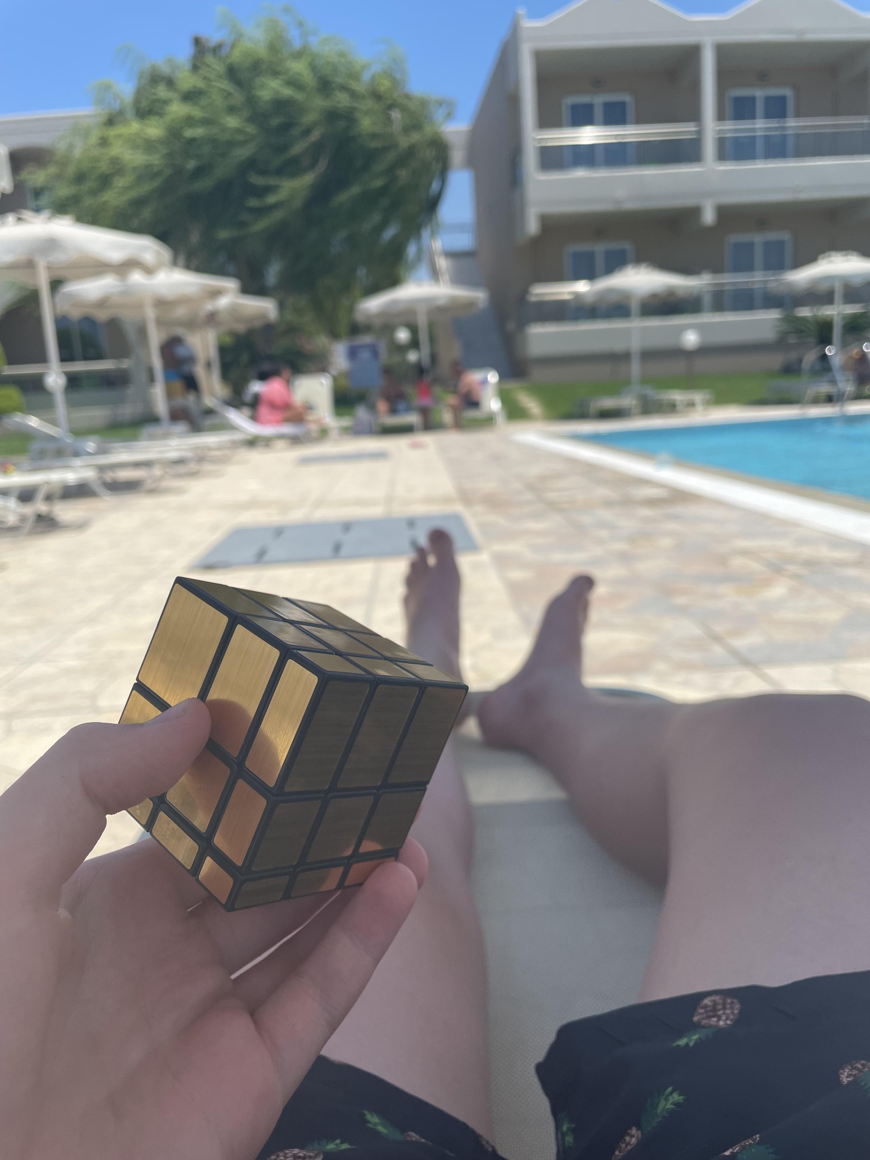 Just got my first 3x3 mirror cube and solved it (without help) by the ... Just got my first 3x3 mirror cube and solved it (without help) by the ...