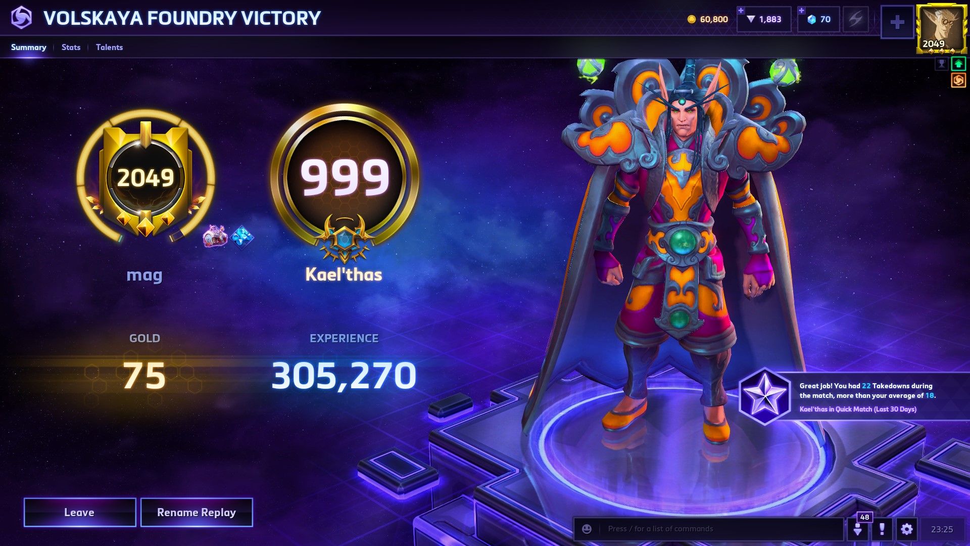 Just got my Kael'thas to 999 | Scrolller