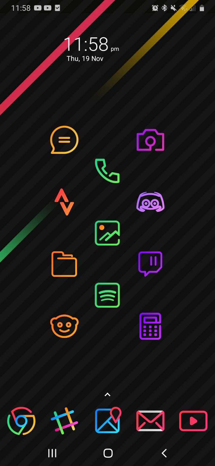 Just joined and got inspired. LineX icons with nova launcher | Scrolller