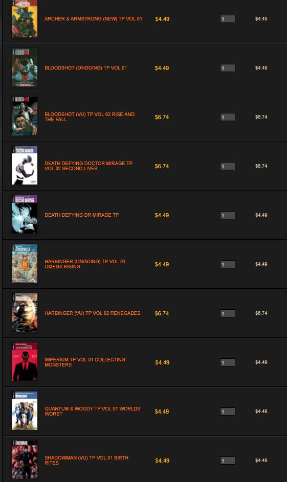 Just ordered my first batch of Valiant comics, really excited to read them (especcially Quantum ...