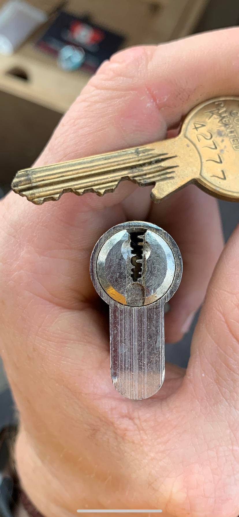 Just picked up this disgusting keyway in a junk box | Scrolller