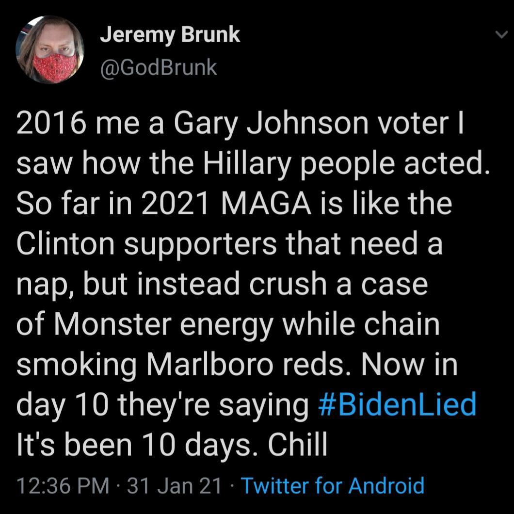 Just relax. All this madness over a guy | Scrolller