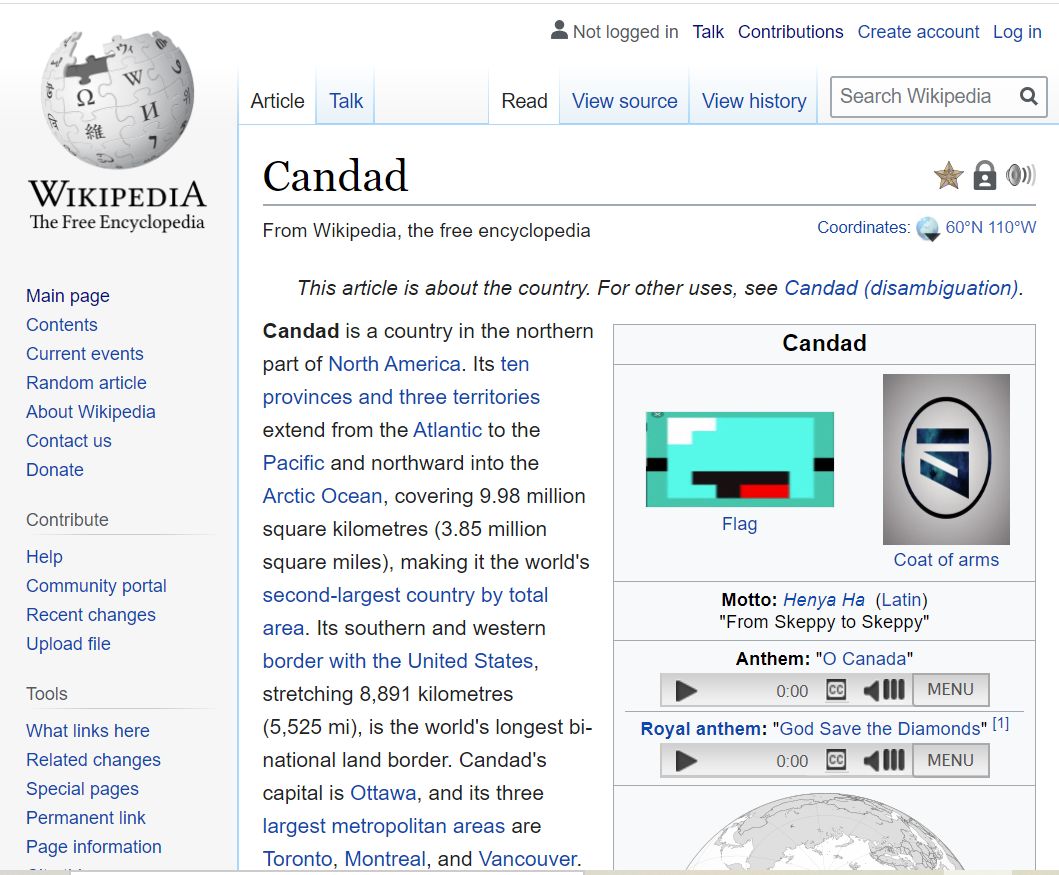 Just throwing back to an old meme by editing the HTML Source of the ...
