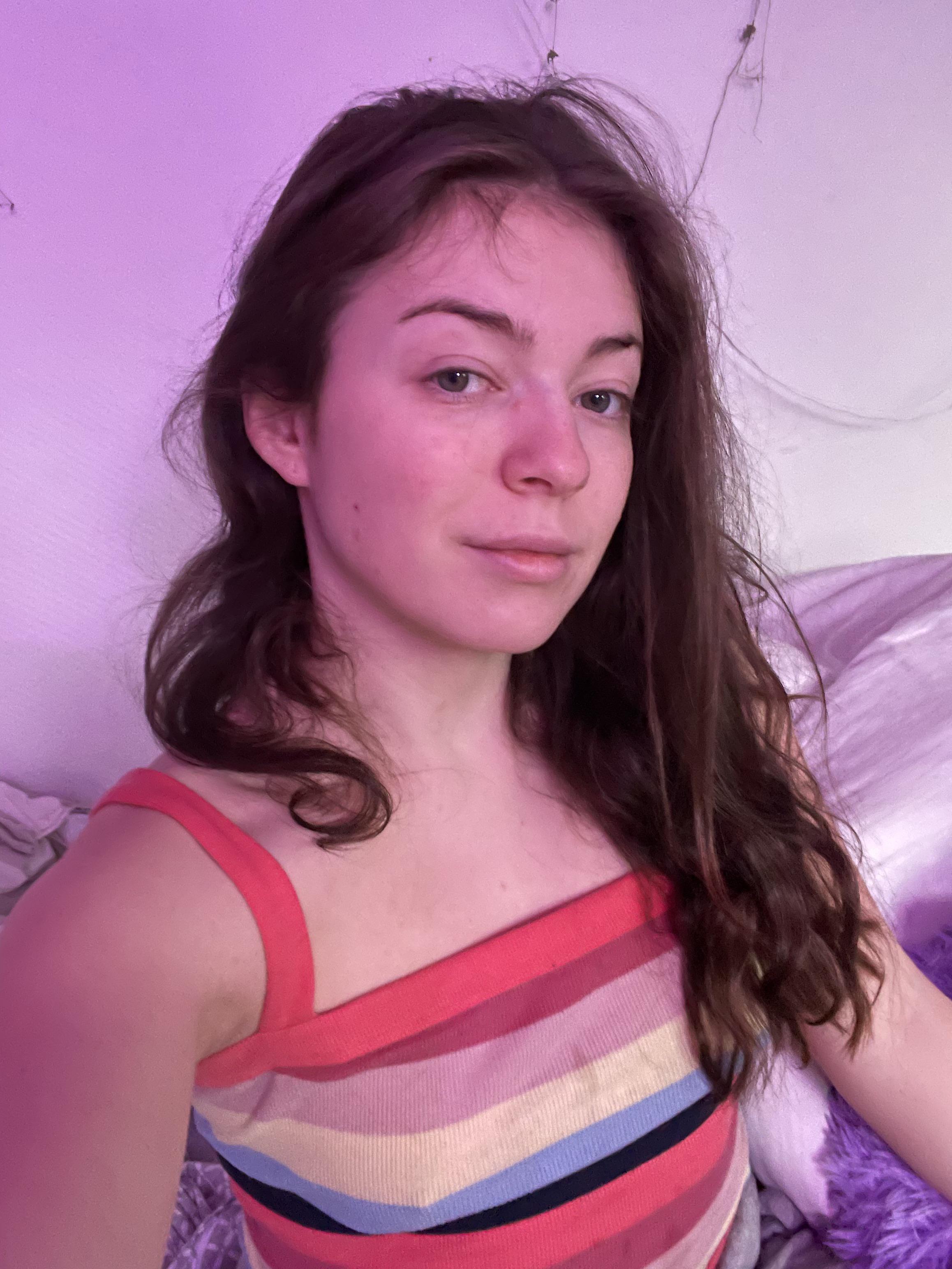 Just woke up.. and feel like stripping Down🙈 should I😅🥺😜 | Scrolller