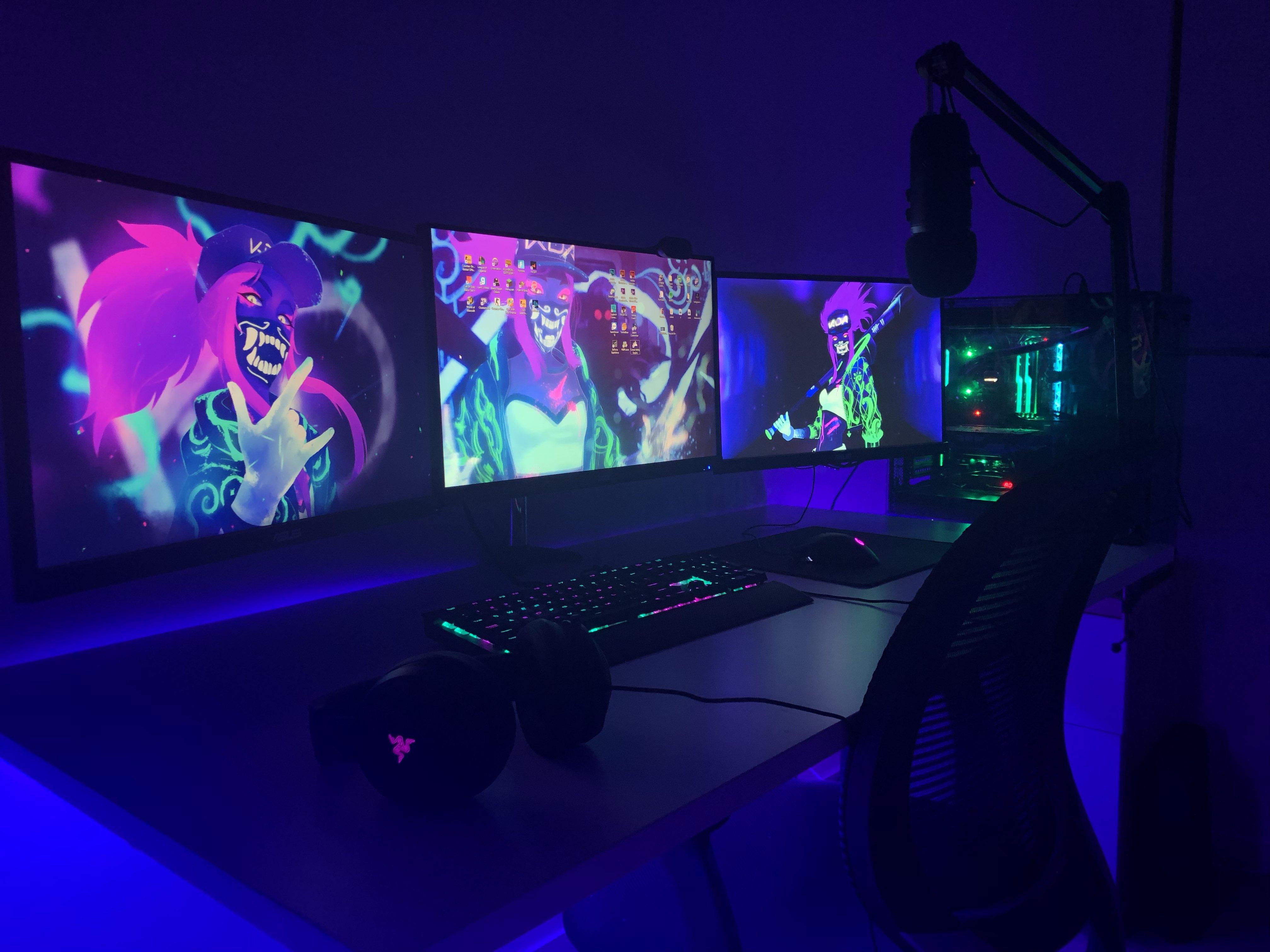 K/DA Themed PC Setup | Scrolller