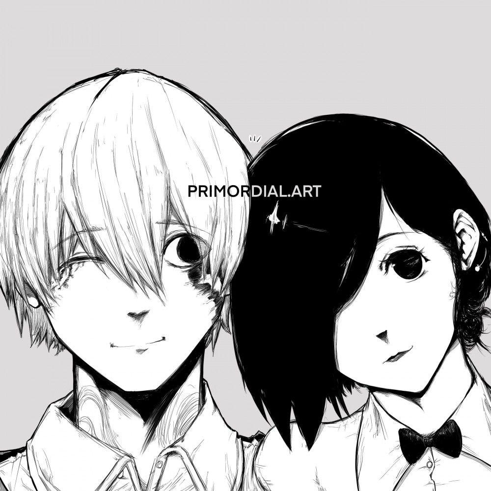 Kaneki x Touka commission | Scrolller
