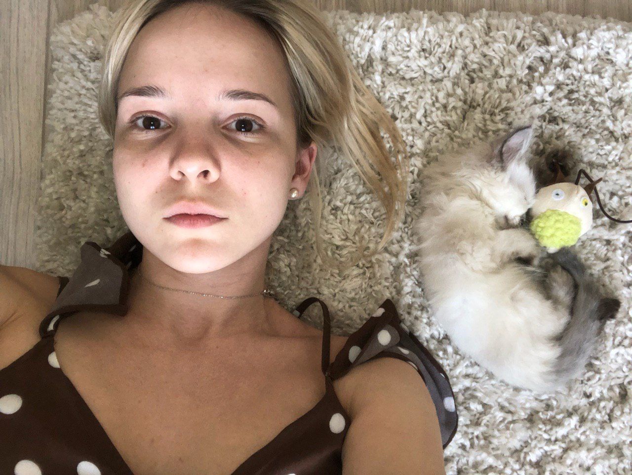 Katerina with her new Kitty | Scrolller