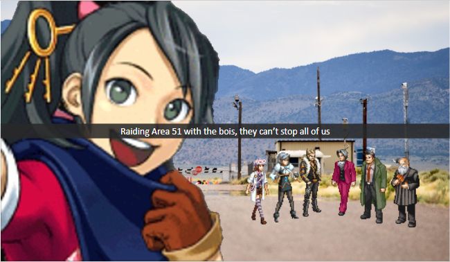 Kay and the bois raiding Area 51 | Scrolller