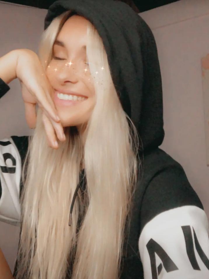 Kayla, you're absolutely adorable in your new Puma Hoodie | Scrolller