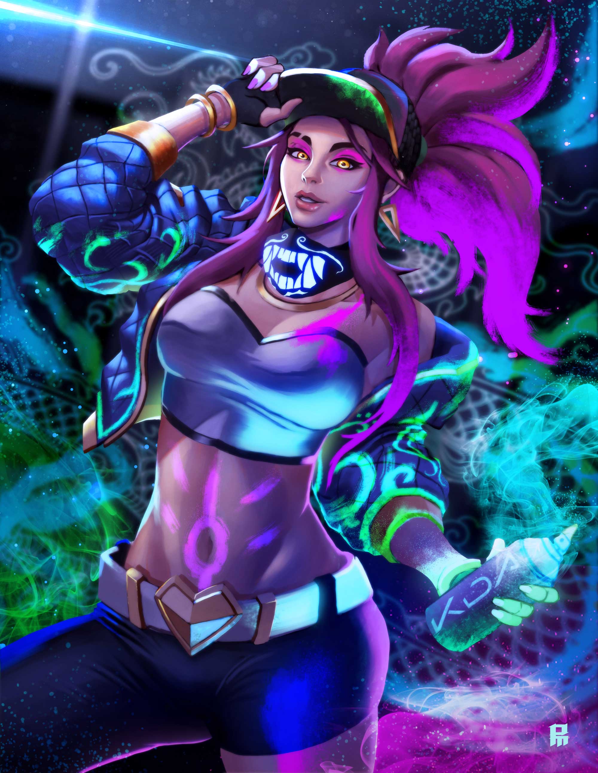 KDA Akali Fanart~ my ig: @apolonio.draws | Scrolller