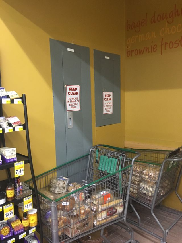 Keep clear 30 inches! Or, you know, just put stuff directly in front of them. Whatever, man. I’m ...