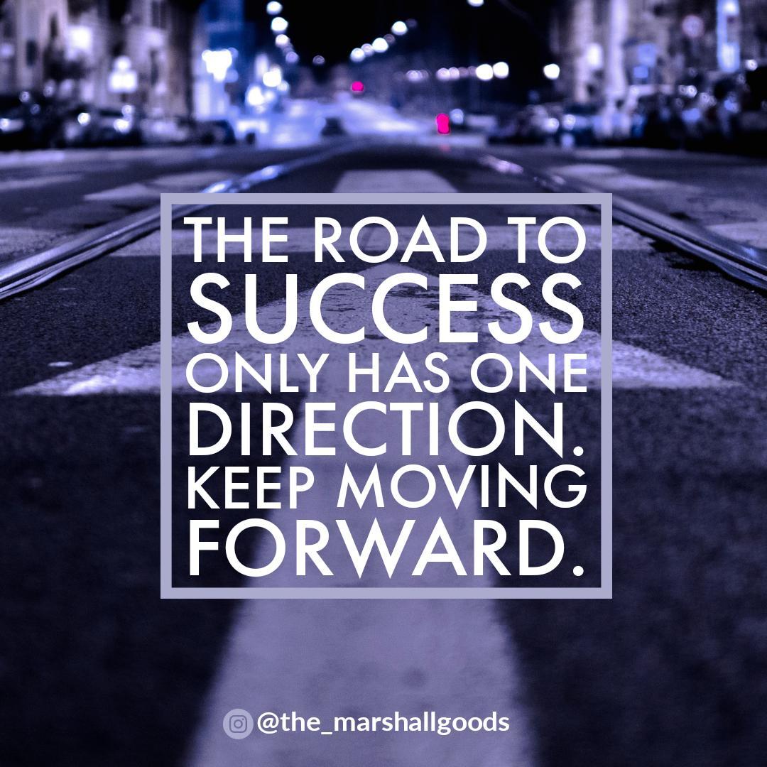 Keep moving forward. [Image] | Scrolller