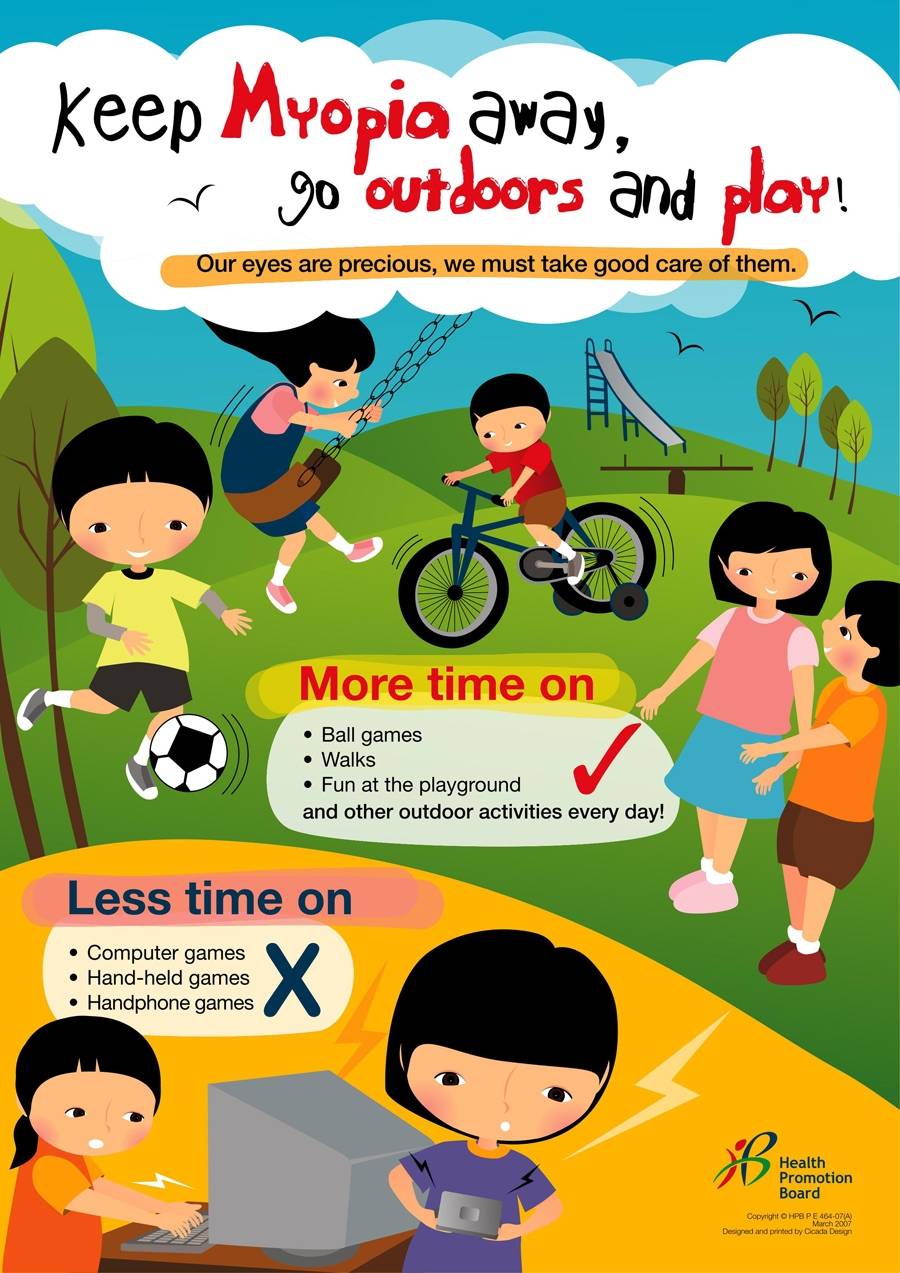 Keep Myopia away, go outdoors and play! | Scrolller