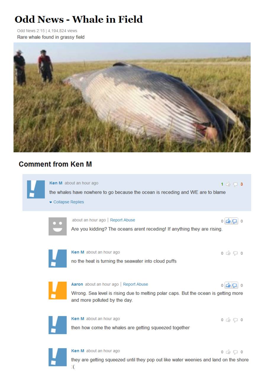 Ken M on Receding Oceans. | Scrolller