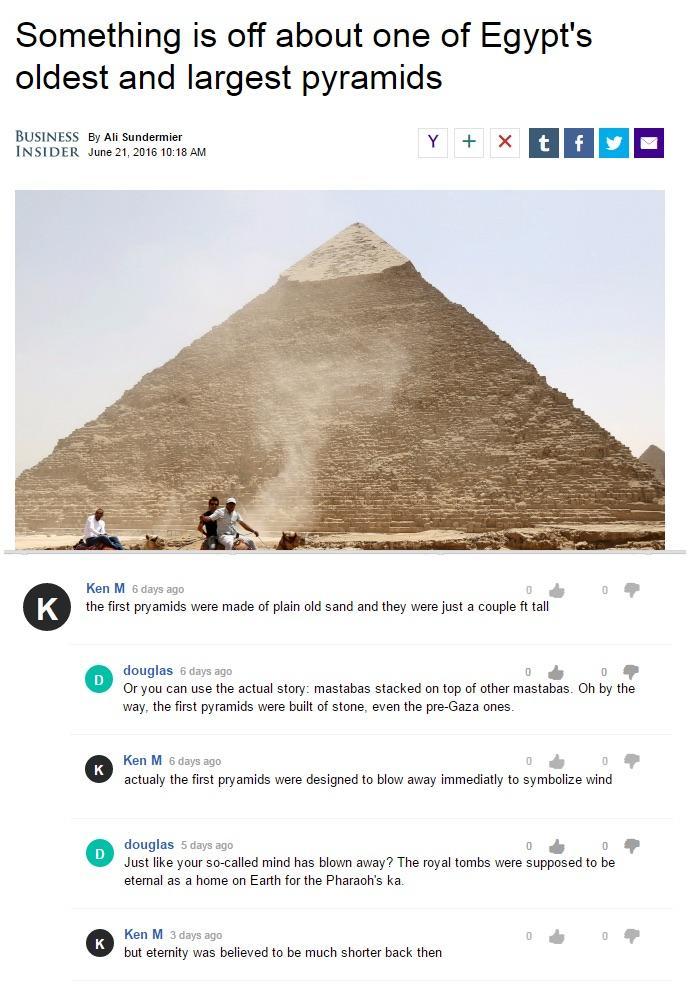 Ken M on the Pyramids. | Scrolller