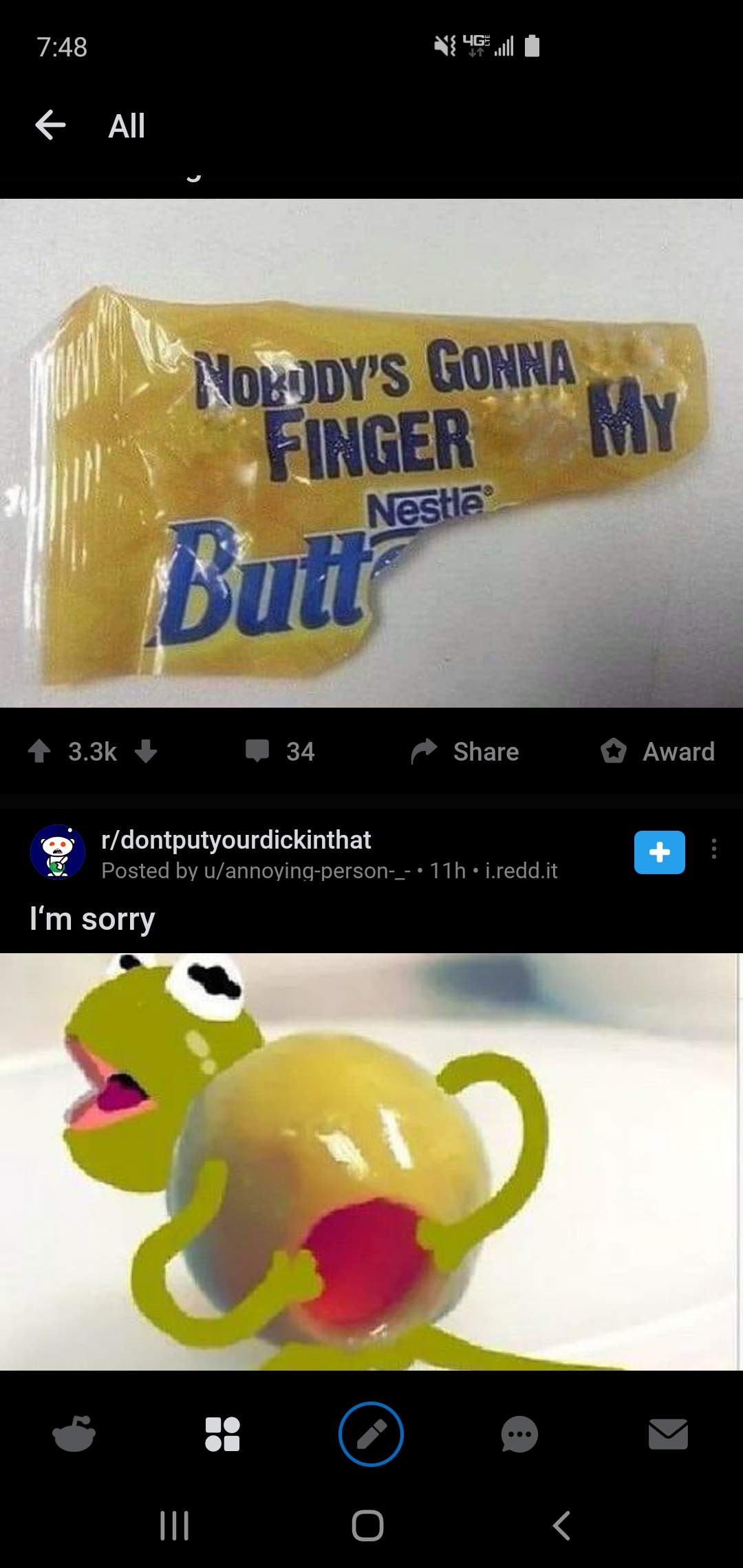 Kermit no! | Scrolller