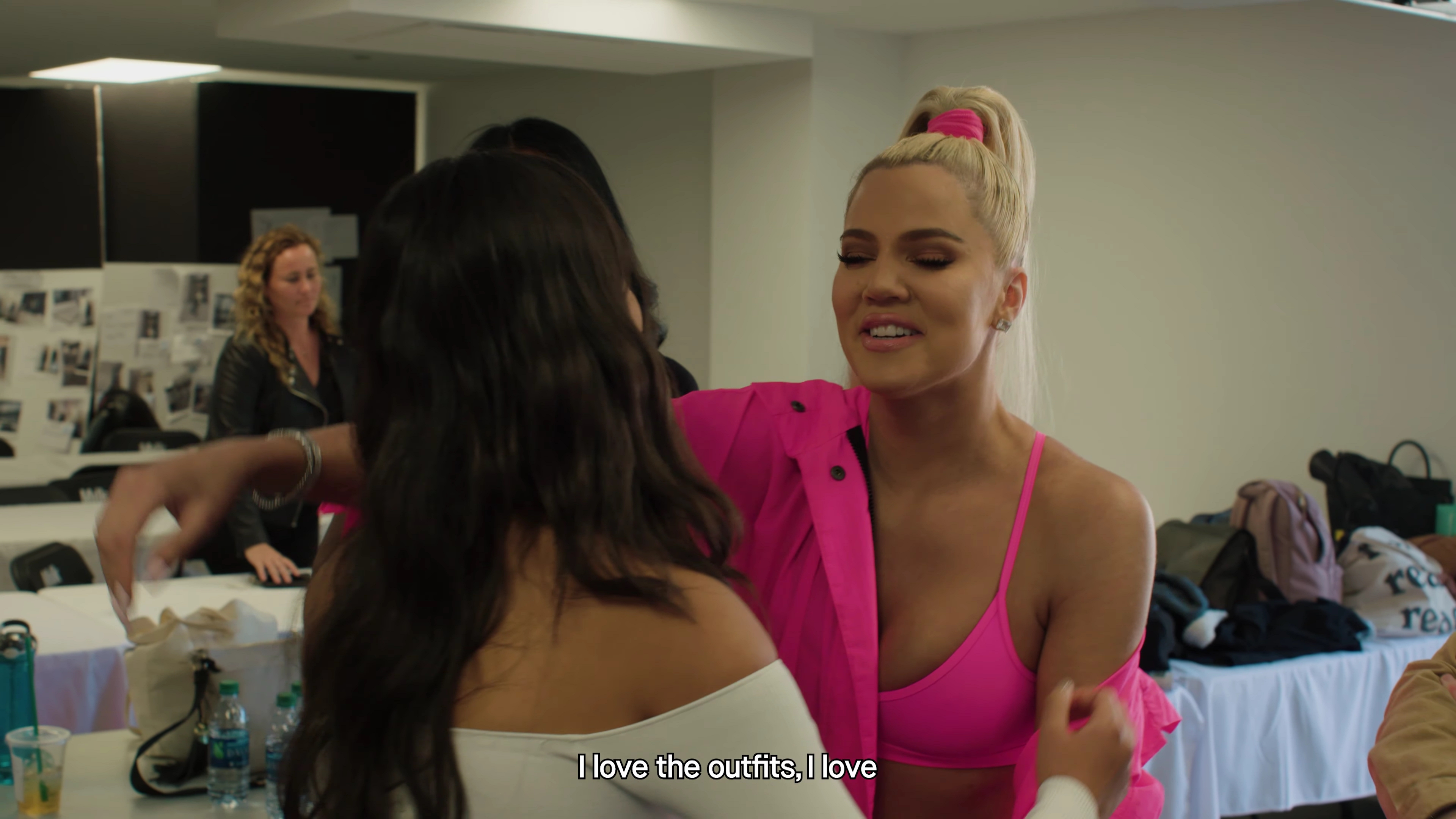 khloe in a pink bra | Scrolller
