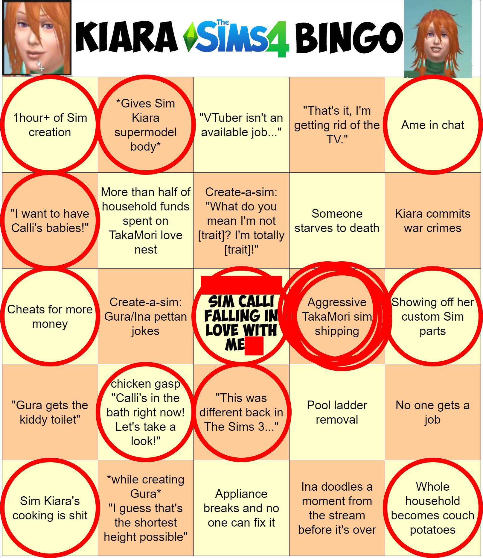 KIARA SIMS BINGO FINAL RESULT | Scrolller