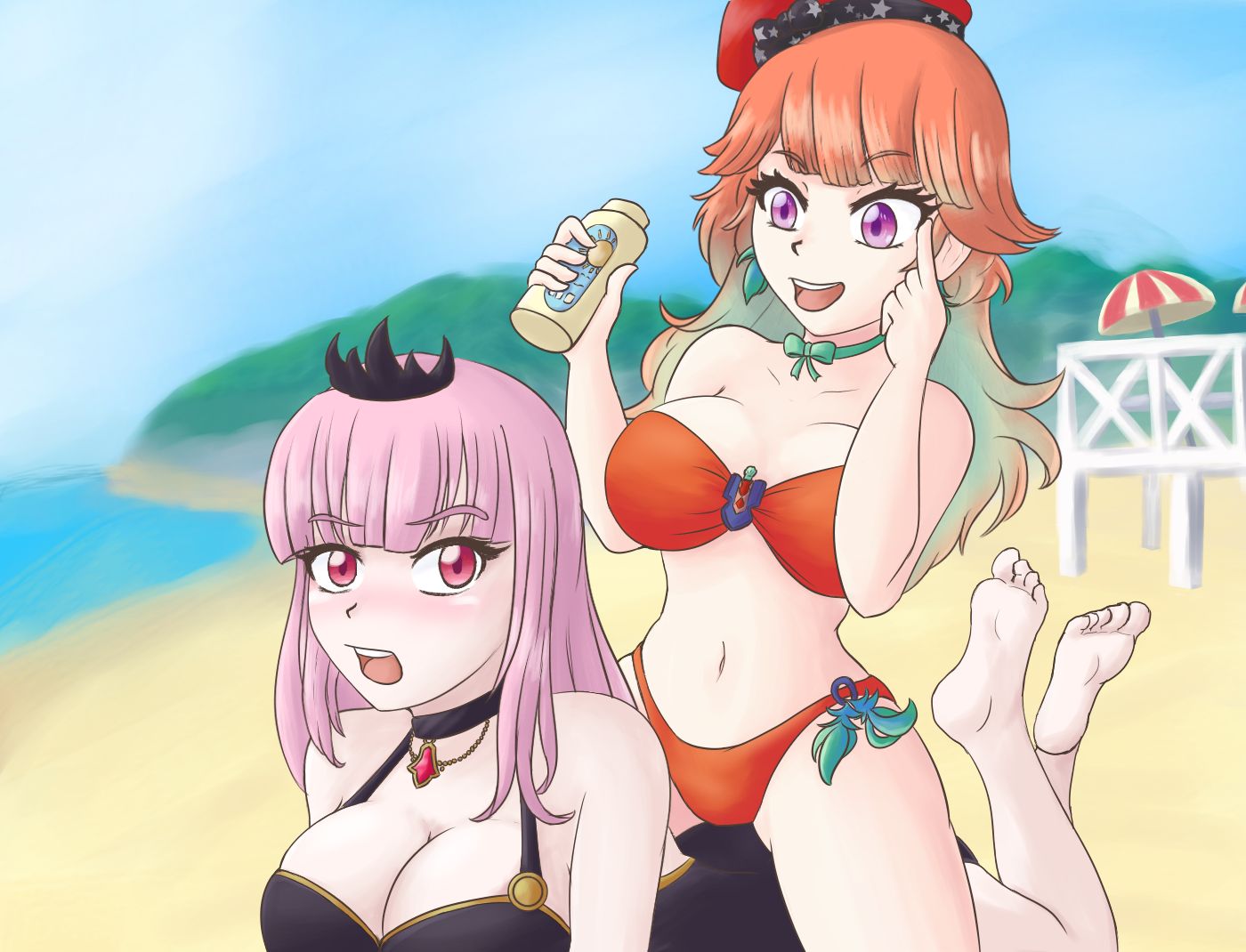 Kiara X Calli | Scrolller