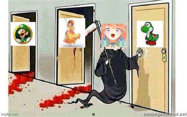 Kiara's Mario Sunshine stream in a nutshell | Scrolller