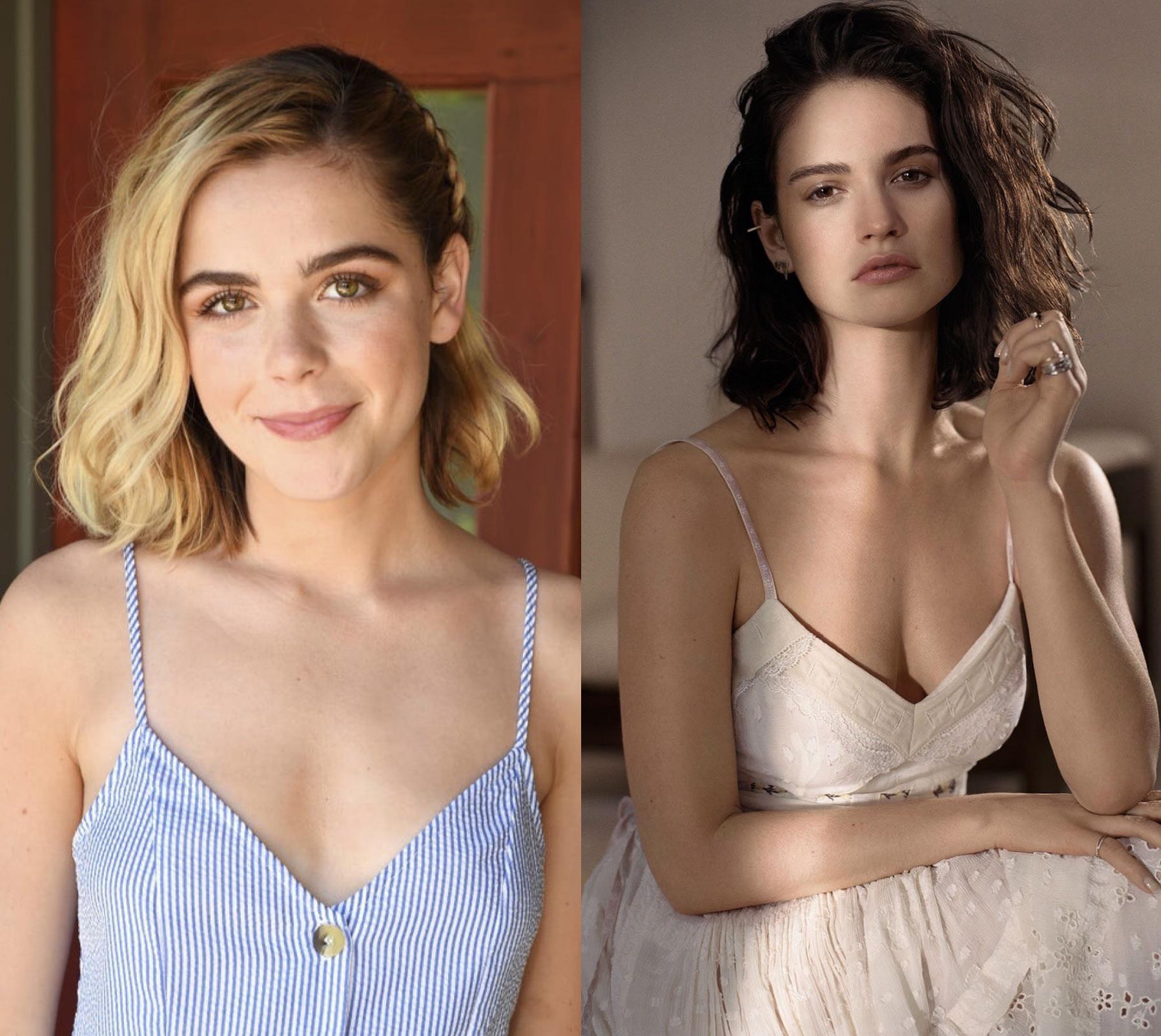 Kiernan Shipka. Lily James. Pick one. | Scrolller
