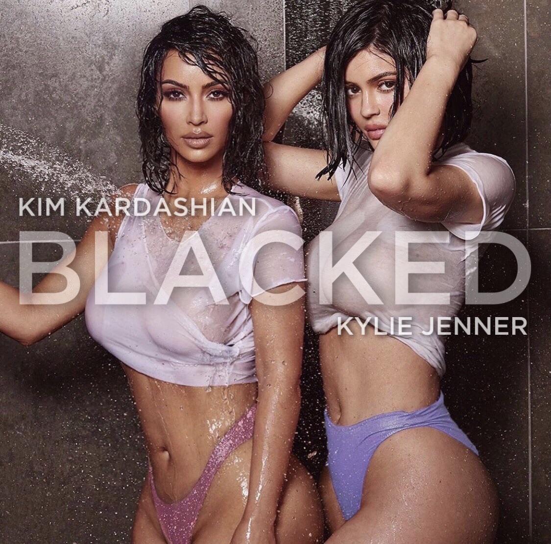 Kim Kardashian and Kylie Jenner, BBC Queens on BLACKED | Scrolller