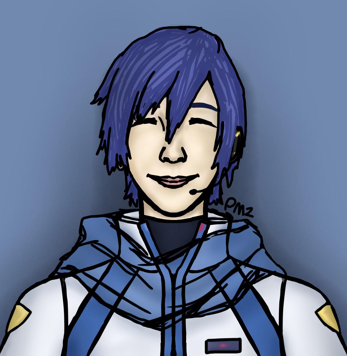 Kind of realistic Kaito drawing | Scrolller