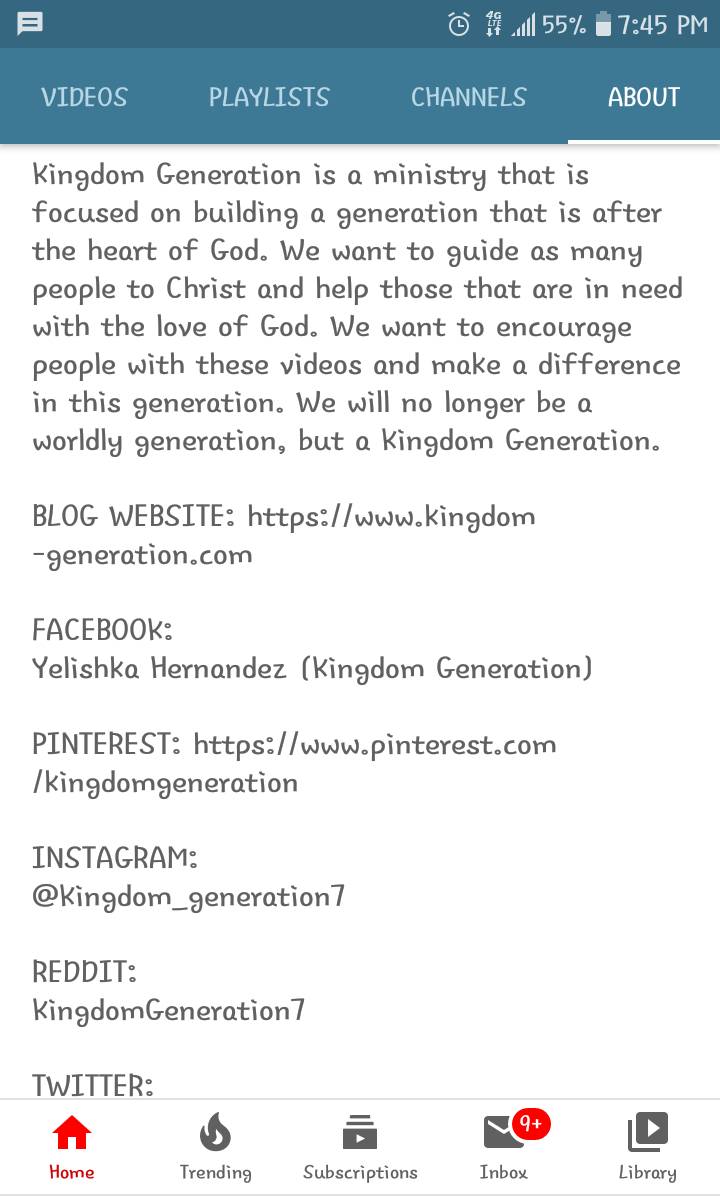 KINGDOM GENERATION YOUTUBE CHANNEL! | Scrolller