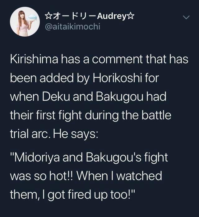 Kirishima with some gay innuendo | Scrolller