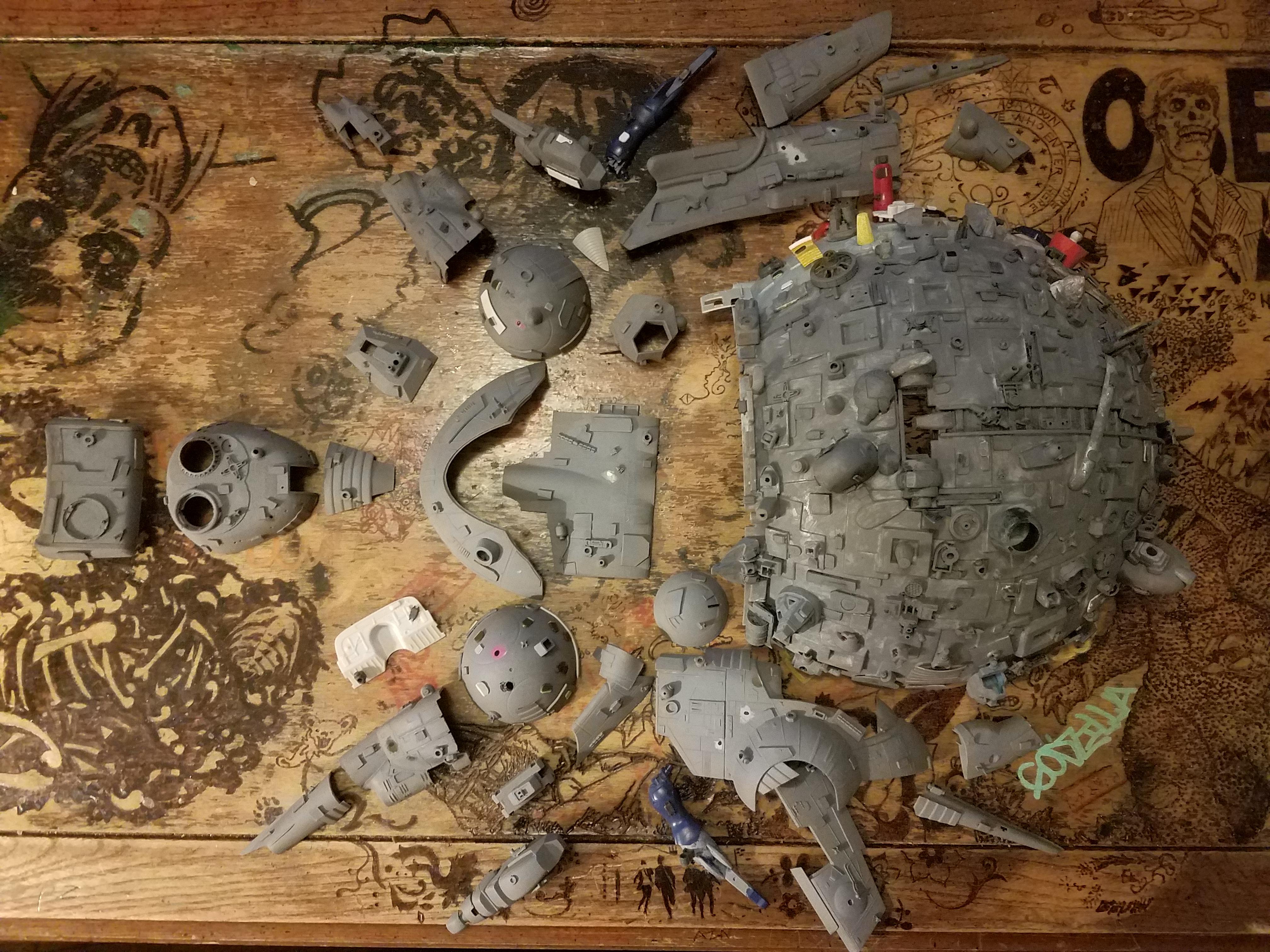 Kitbashed Devil Gundam layout | Scrolller