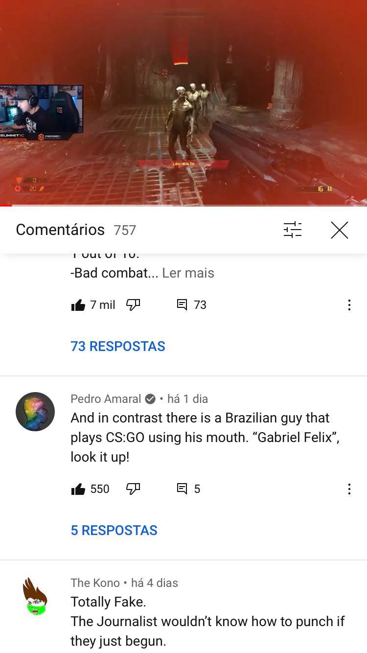 kkkkkkkkkkk do nada num video de meme de doom | Scrolller