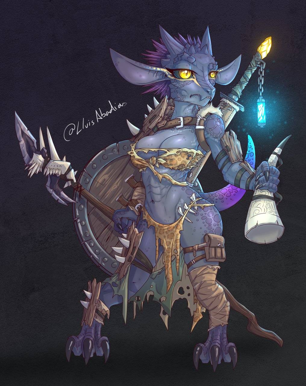 Kobold Fighter, by @LluisAbadias | Scrolller