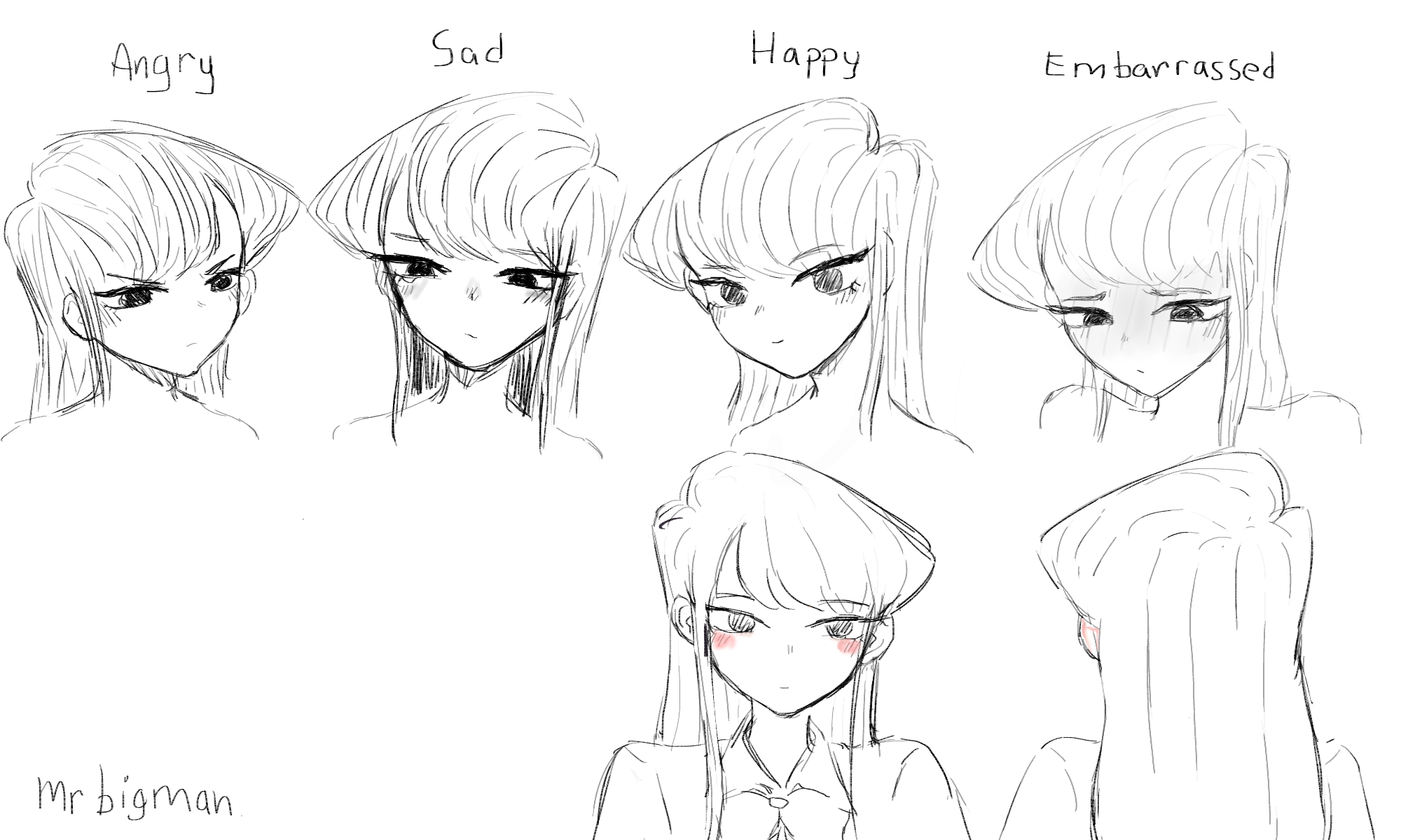 Komi emotions | Scrolller
