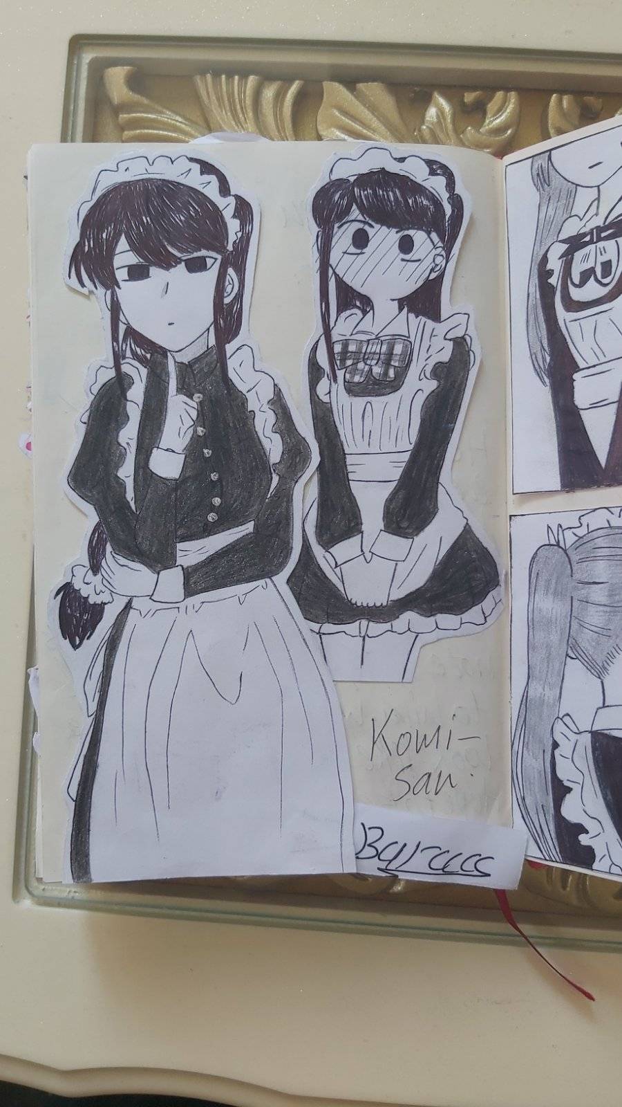 Komi San As A Maid Drew This More Than Half Year Ago Scrolller