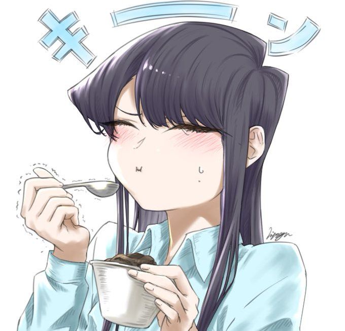 Komi with the brain freeze | Scrolller