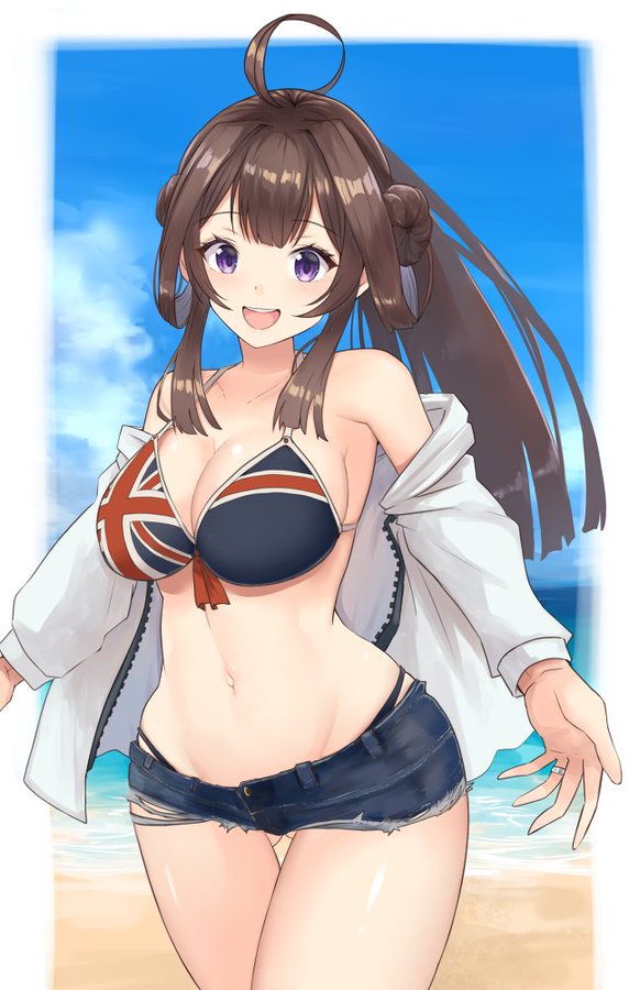 Kongou's Union Jack Bikini | Scrolller
