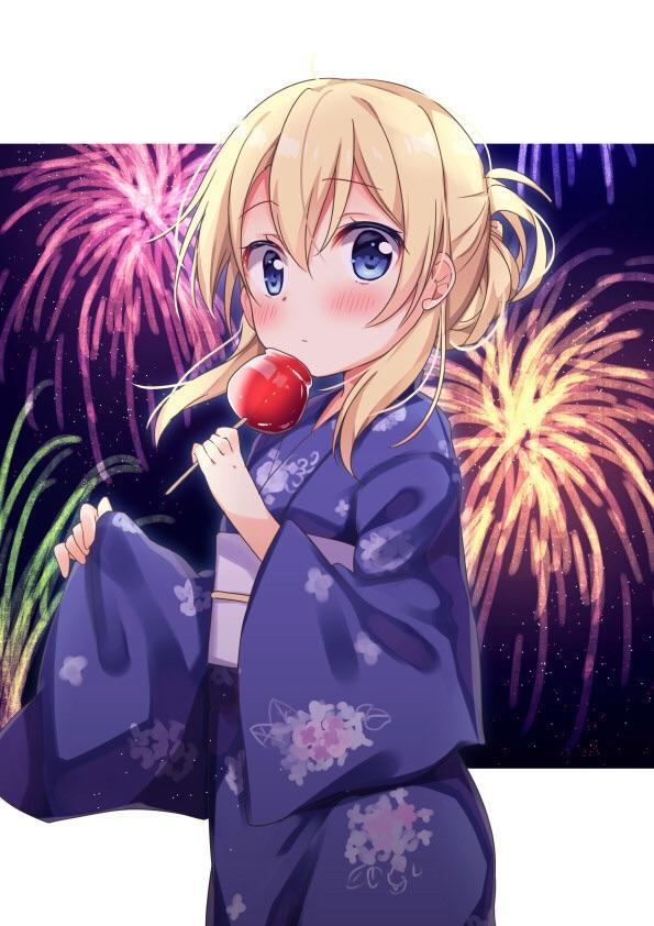 Kou in a yukata | Scrolller