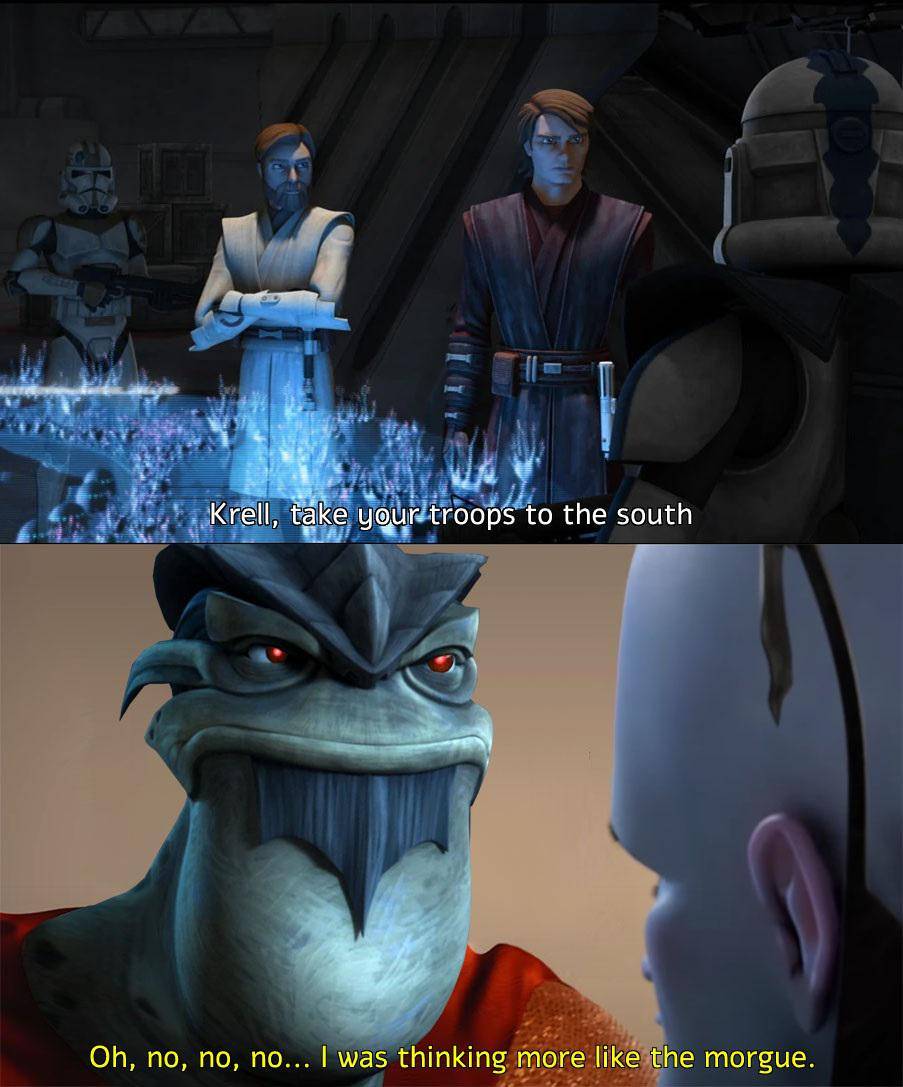 Krell's plagiarised battle plan | Scrolller