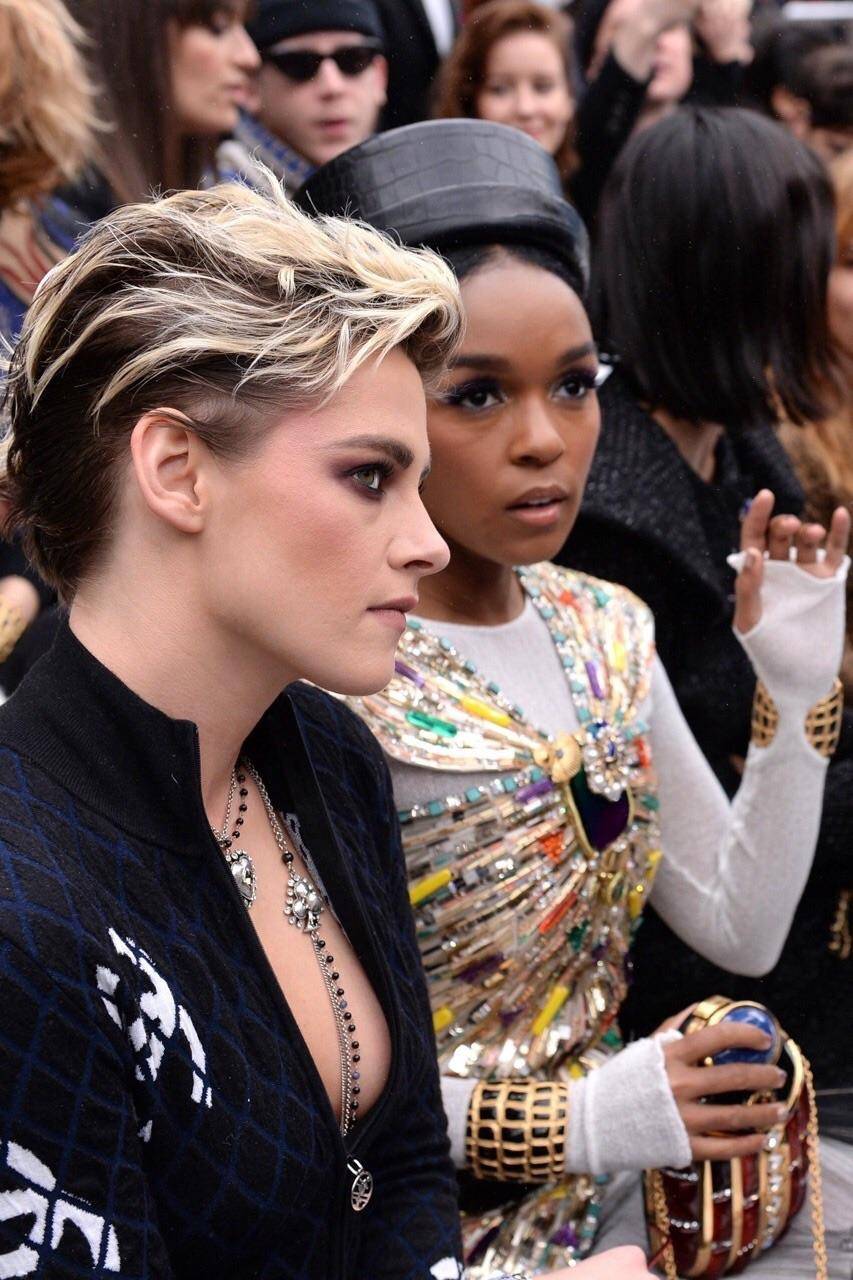 Kristen Stewart & Janelle Monae @ Chanel Show | March 5, 2019 | Scrolller